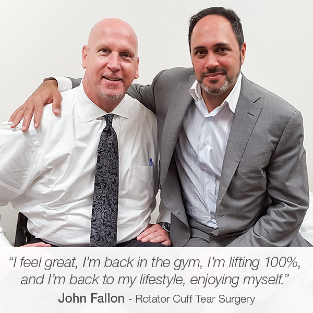 John Fallon After Rotator Cuff Surgery - MOC