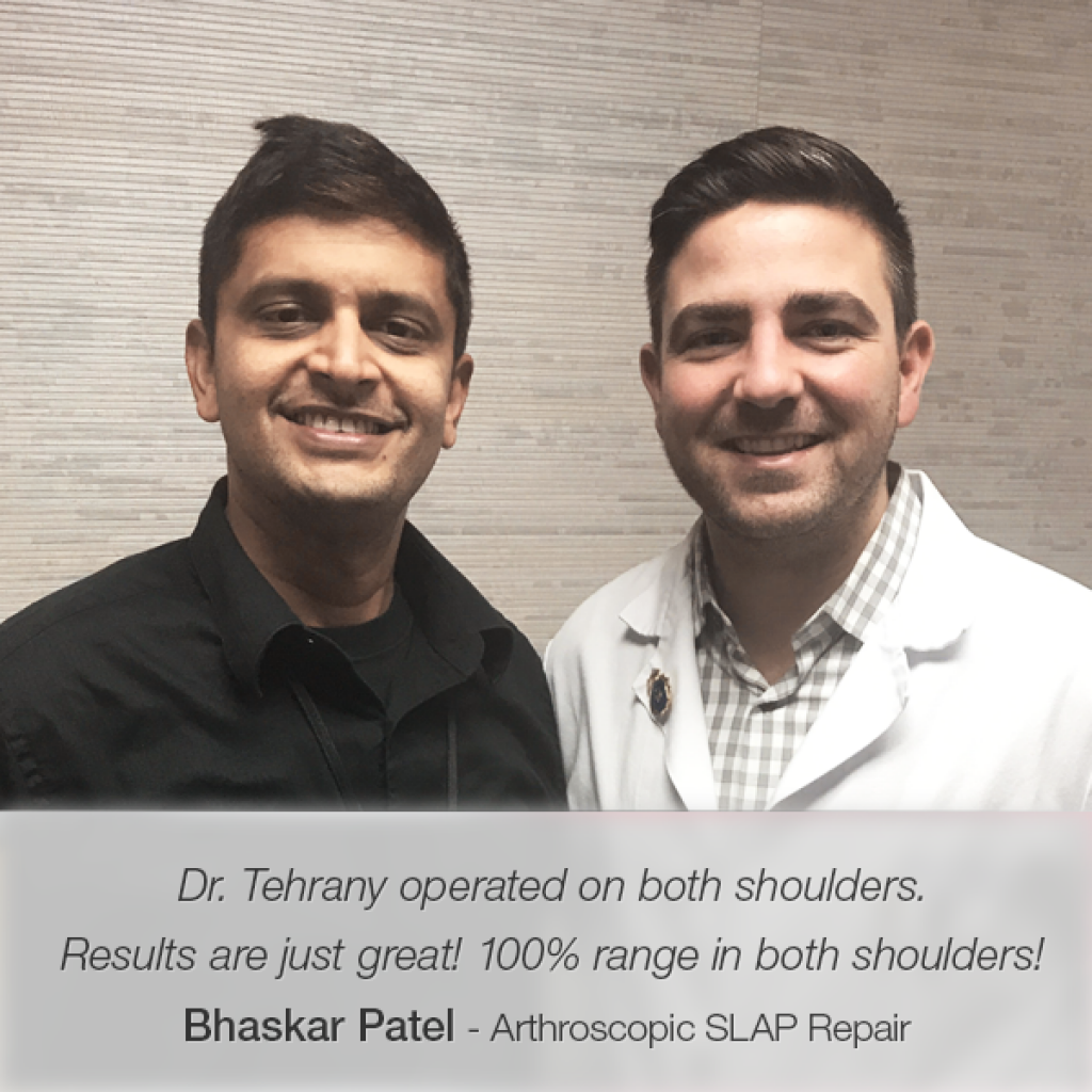 Arthroscopic SLAP Repair for both shoulders | Manhattan Orthopedic Care