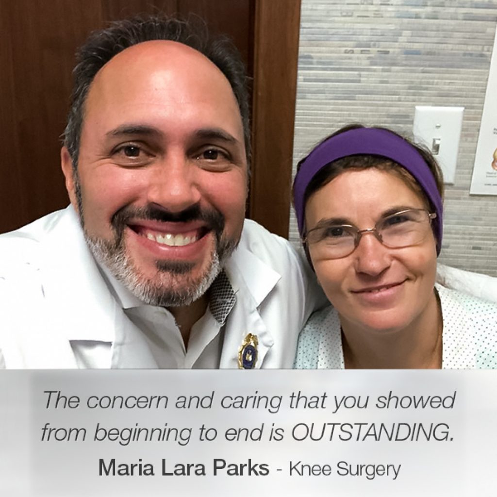 Maria Lara's Arthroscopic Lateral Release | Manhattan Orthopedic Care