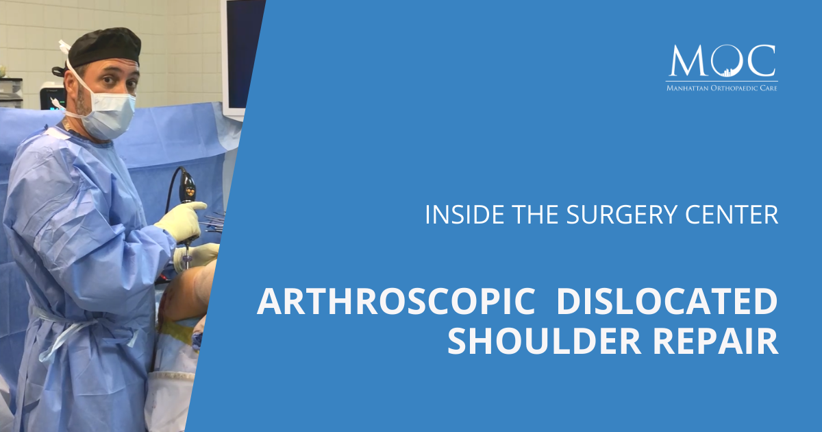 Inside the surgery center: Arthroscopic Shoulder Dislocation Repair ...