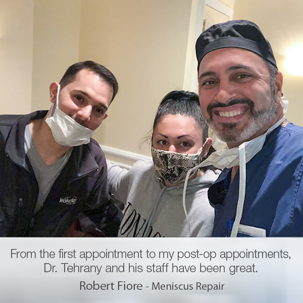 Robert's meniscus tear surgery | Manhattan Orthopedic Care