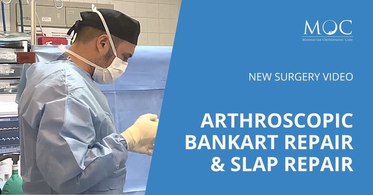 New video: Arthroscopic Bankart Reapir & SLAP Repair | MOC